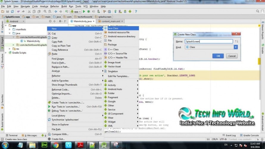 Create Splash Screen Activity On Your Android App