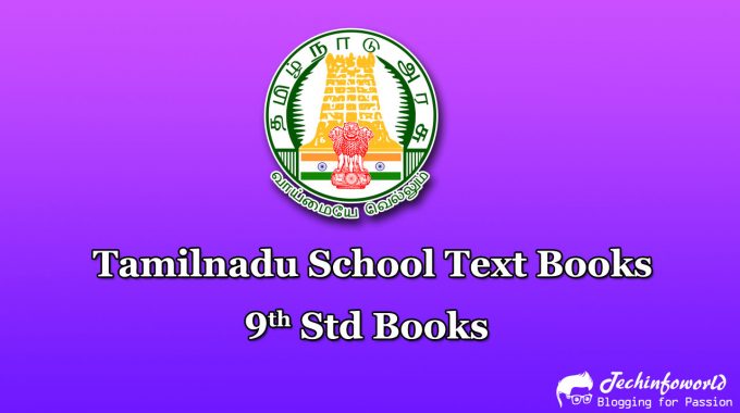 Tamilnadu 9th Standard Books Download PDF Samacheer Kalvi